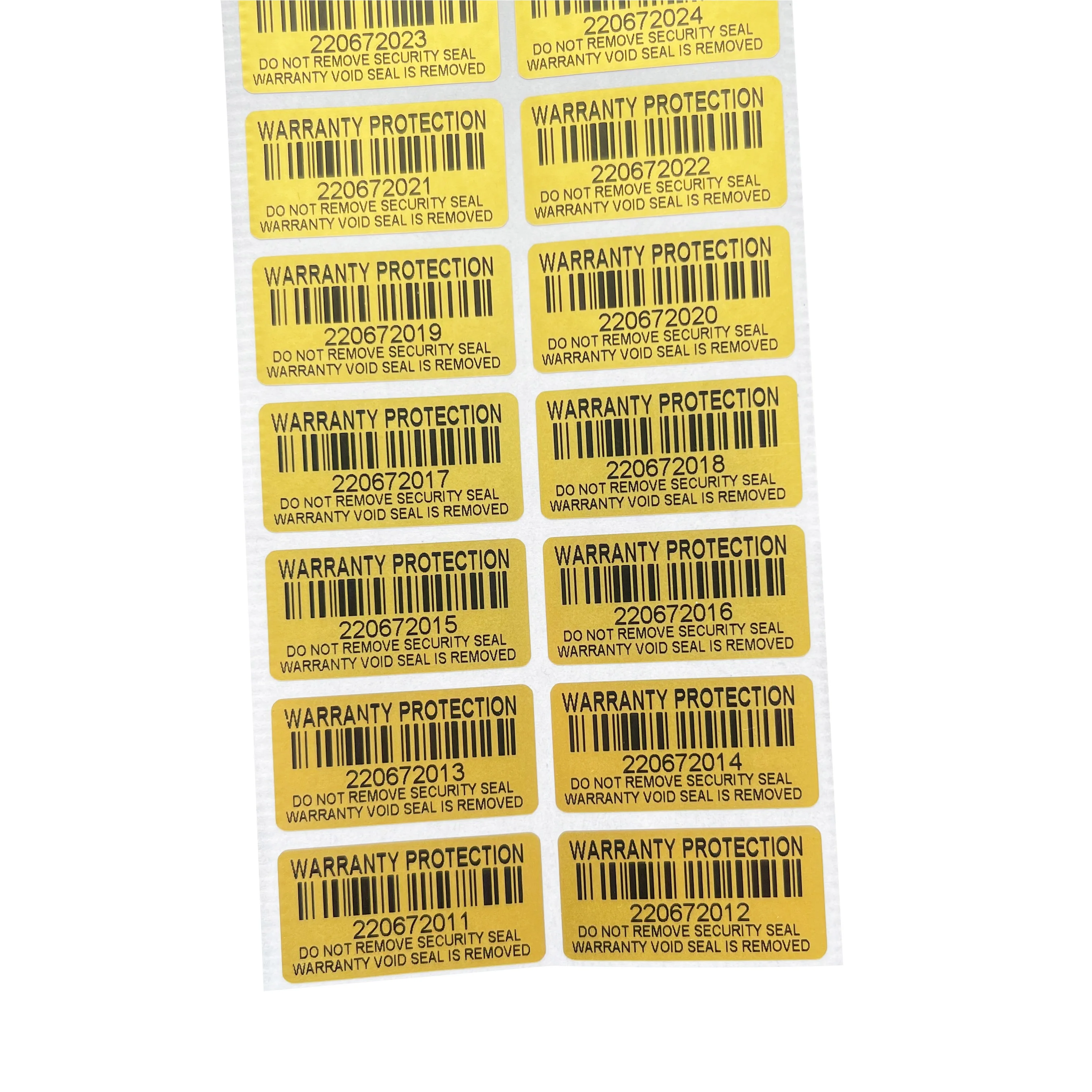 100pcs-Protection-Warranty-Gold-sticker-30X15mm-Security-seal-tamper ...