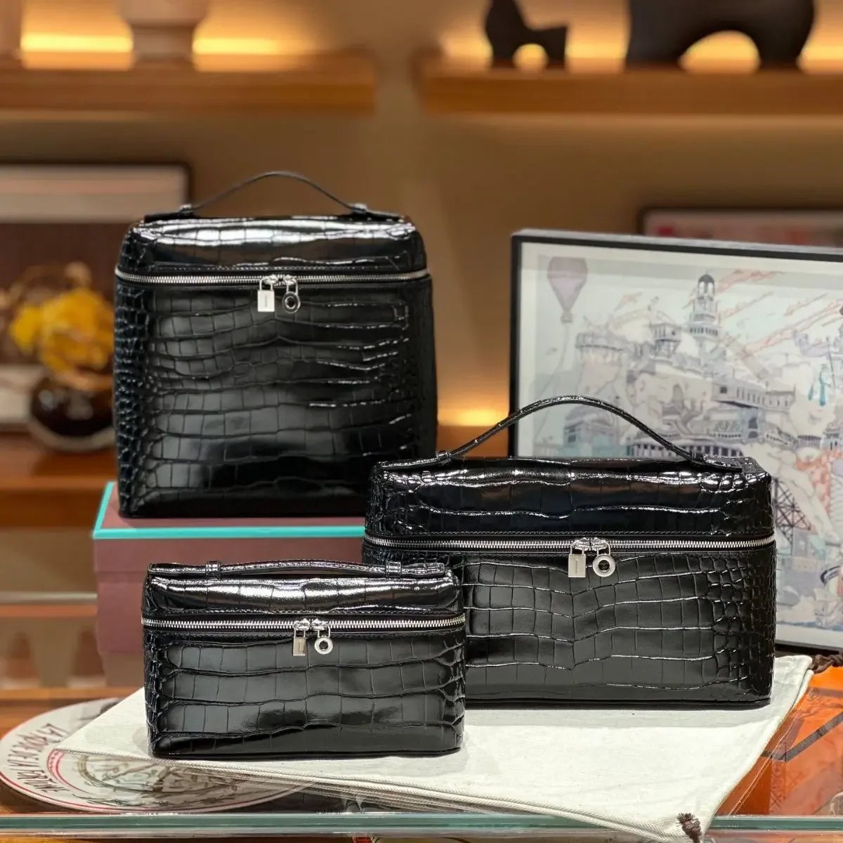 Top-handle-Togo-Lunch-Box-Bag-Lp27cow-Leather-High-quality-Explosion ...