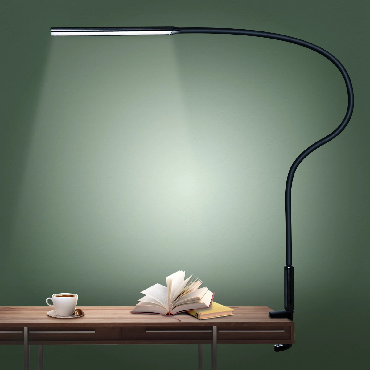 B-Desk-Lamp-LED-USB-Power-Swing-Arm-Lamp-Flexible-Gooseneck-Clamp ...