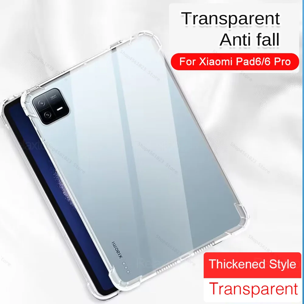 For Xiaomi Pad 6 Pro Case Airbag Clear Anti-fall Cover Xiomi Mi Pad6 ...