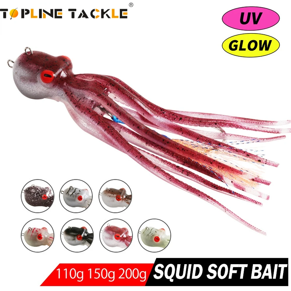 1PCS-Sea-Fishing-Lure-60g-150g-15CM-200g-20CM-Boat-Fish-Troll-Bait ...