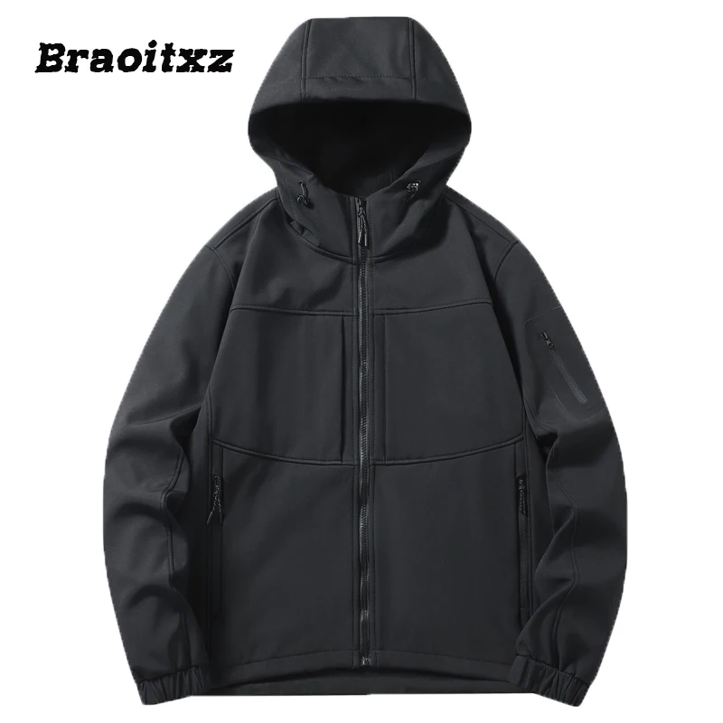 New-Men-Spring-Autumn-Windproof-Soft-Shell-For-Outdoor-Sports-Mountain ...