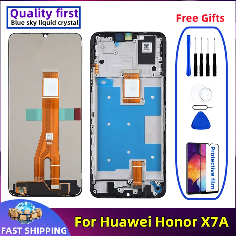 For-Huawei-Honor-X7A-LCD-RKY-LX1-RKY-LX2-Original-With-frame-Mobile ...