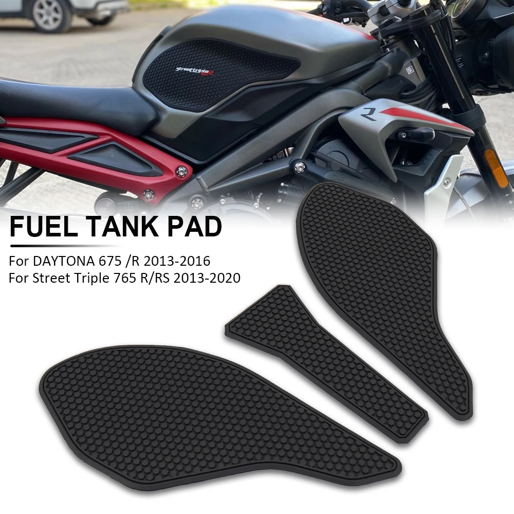 For Street Triple 765 R/rs 2013-2020 Motorcycle Waterproof Pad Rubber ...