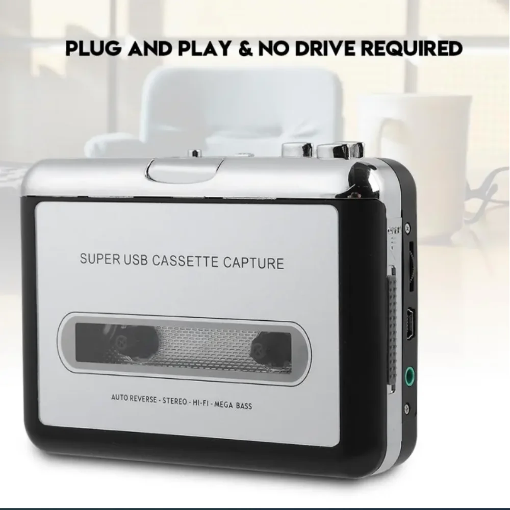 Cassette-Player-USB-Cassette-to-MP3-Converter-Capture-Audio-Music ...