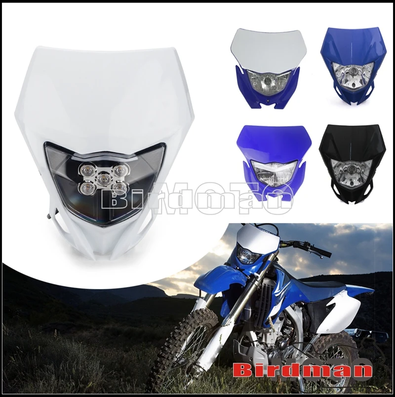 For-Yamaha-WR-Motocross-Supermoto-Headlight-Front-Light-Lamp-LED ...
