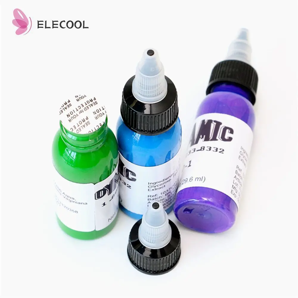 Marca-profissional-Tattoo-Ink-Pigment-Corpo-Seguro-Rave-Natural ...