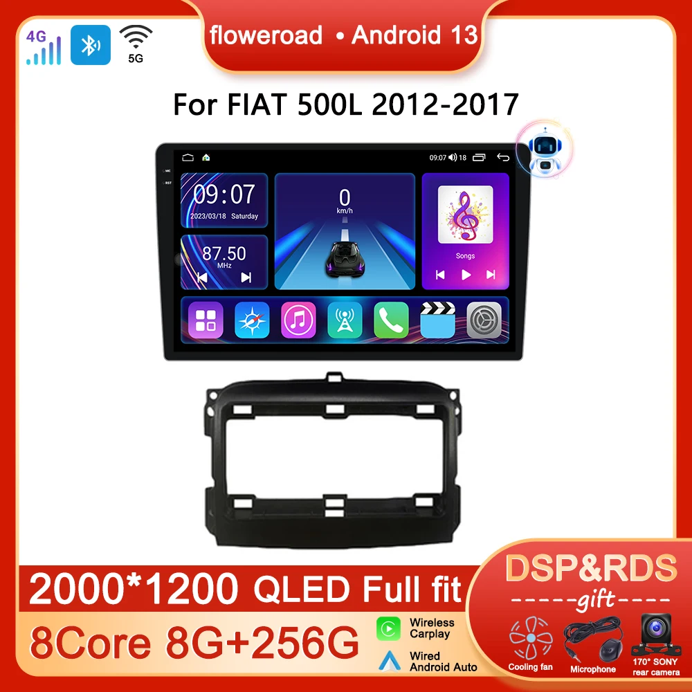 Car-Radio-Multimedia-Player-Android-For-FIAT-500L-2012-2017-Autoradio ...