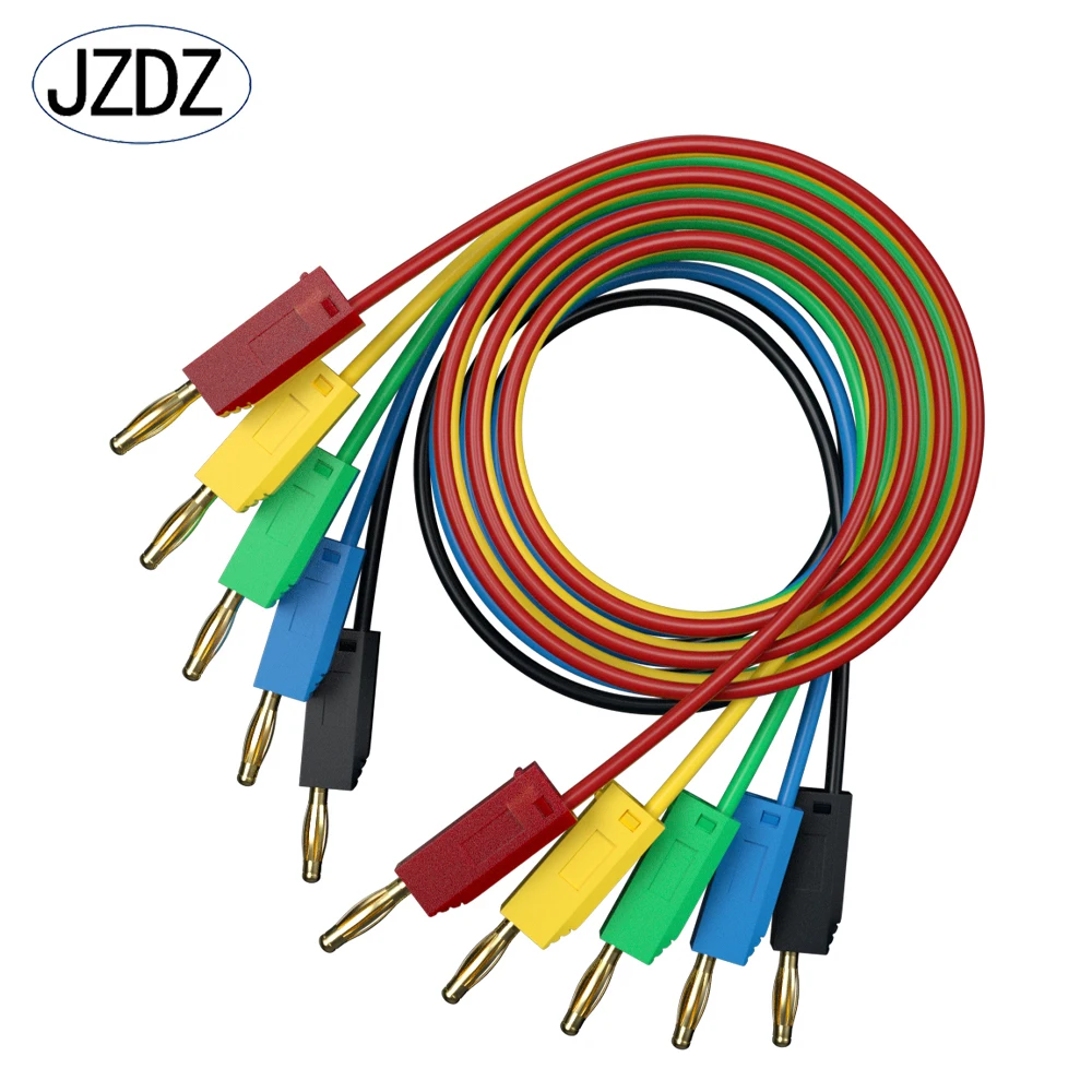 JZDZ-2mm-5pcs-Stackable-Mini-Banana-Plug-Test-Lead-Jumper-Wire ...