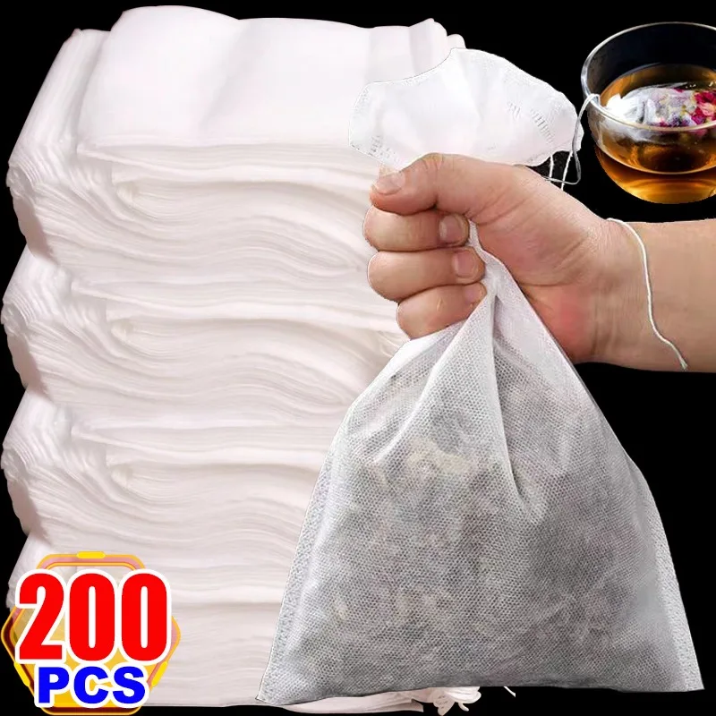 Disposable-Tea-Filter-Bags-Non-woven-Fabric-Tea-Bag-With-Drawstring ...