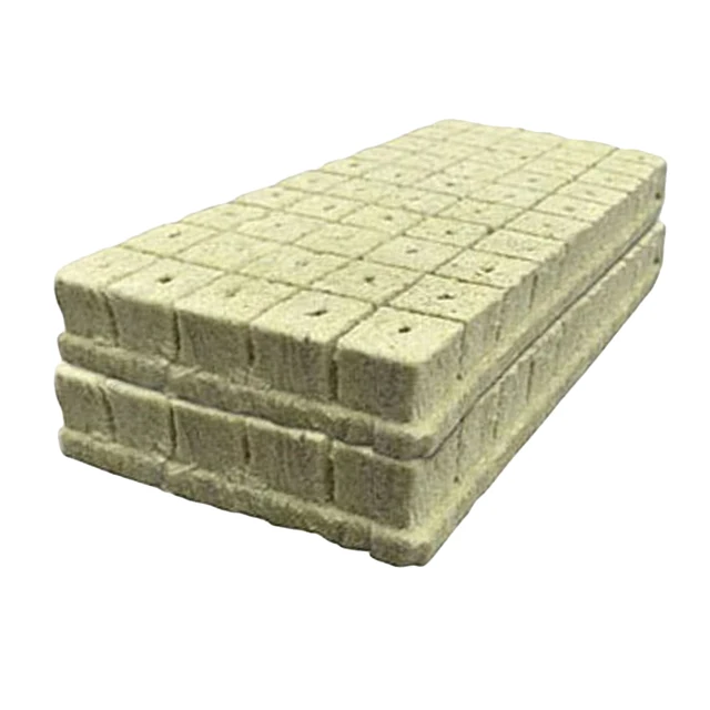100pcs Stonewool Hydroponic Grow Media Starter Cubes Plant Cubes ...
