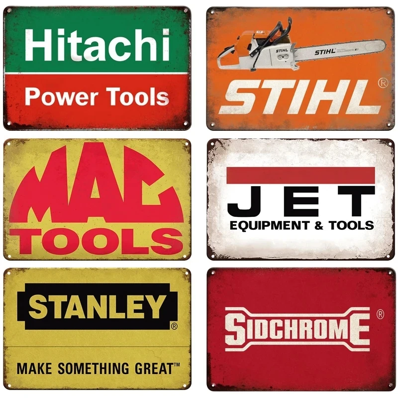 Retro-Tool-Stihl-Brand-Metal-Tin-Sign-Vintage-Plate-Vintage-Plaque-For ...