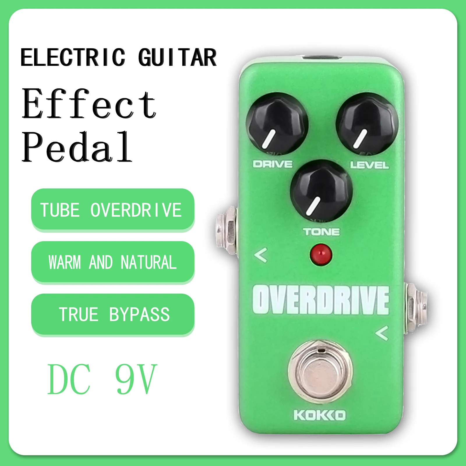 KOKKO-FOD3-Overdrive-Guitar-Effect-Pedal-Tube-Overload-Sound-Effect ...