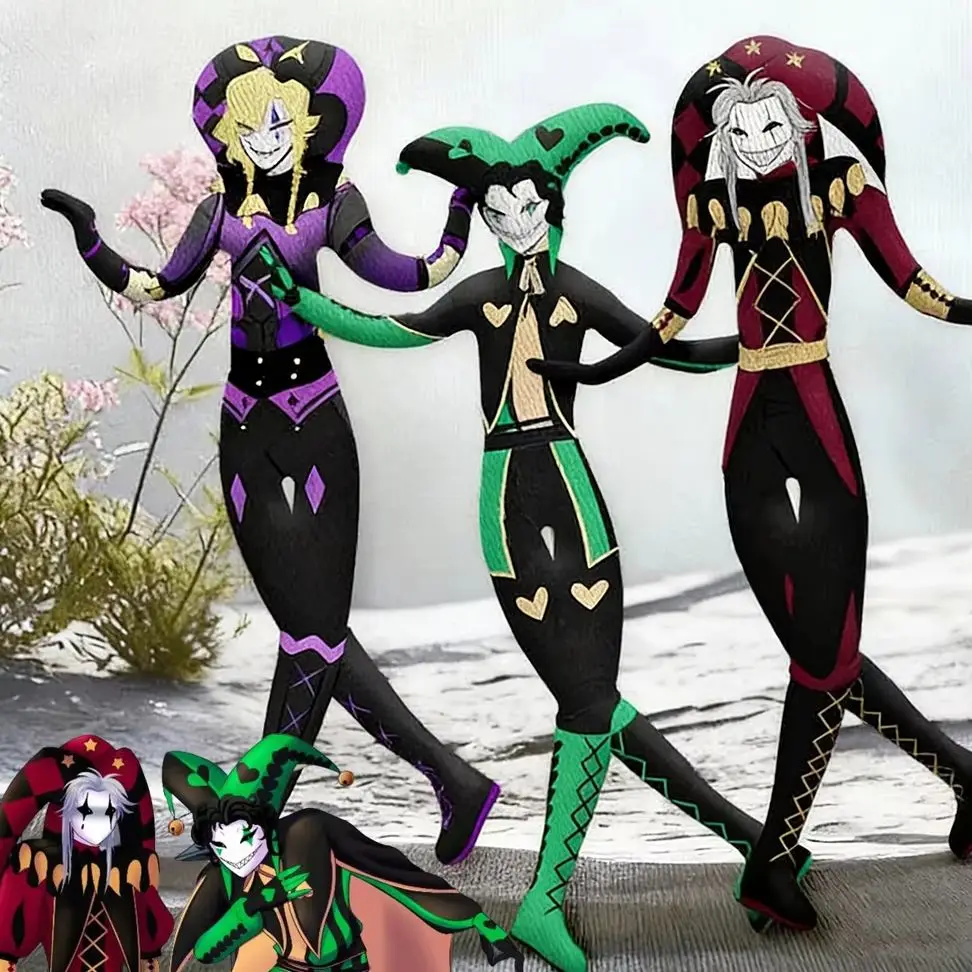 Anime The Freak Circus Pierrot Cosplay Doll Clown Slender Twistable ...