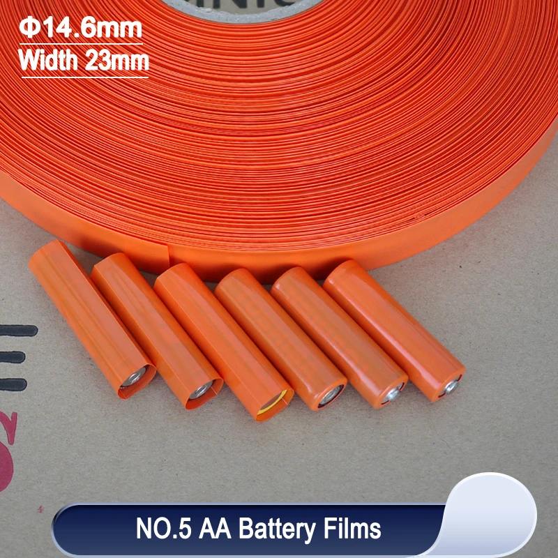 100-200-500pcs-AA-Battery-PVC-Heat-Shrink-Tube-Width-23mm-Length-53mm ...