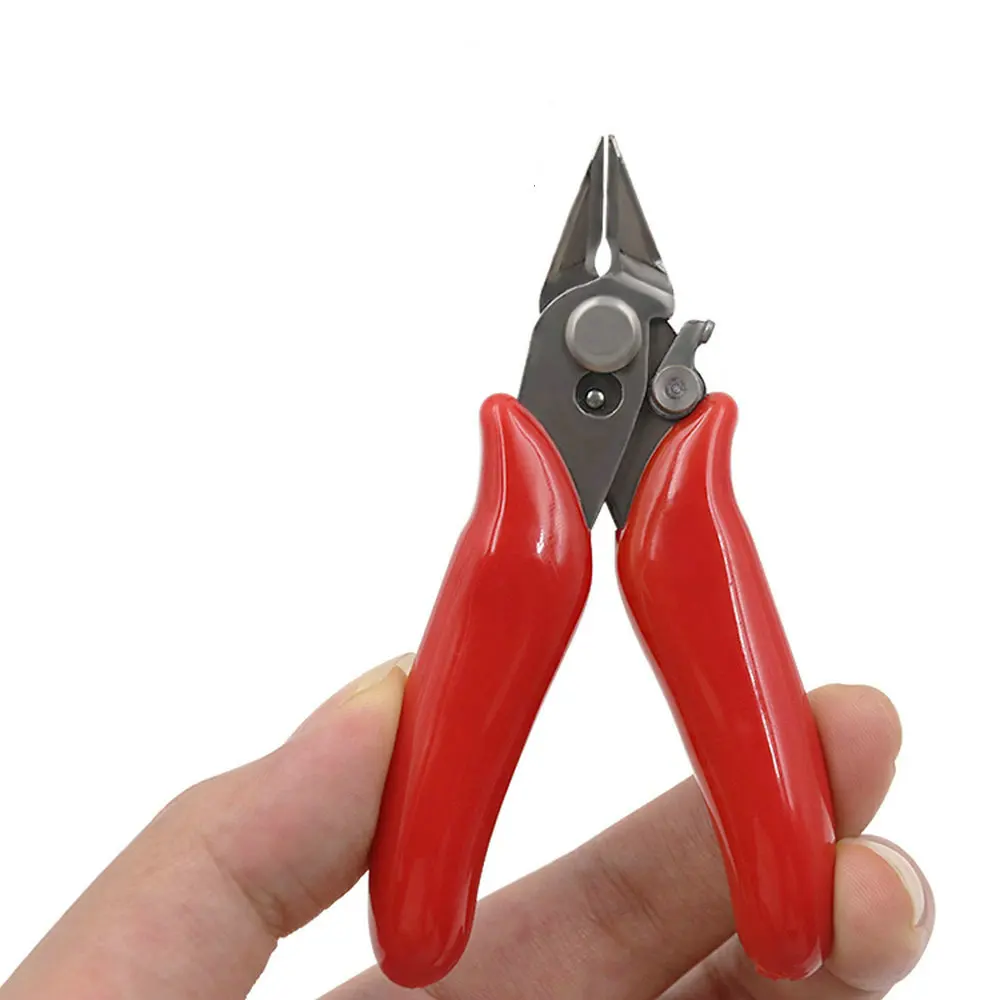 Diagonal Pliers 3.5 Inch Mini Wire Cutter Small Soft Cutting Electronic ...