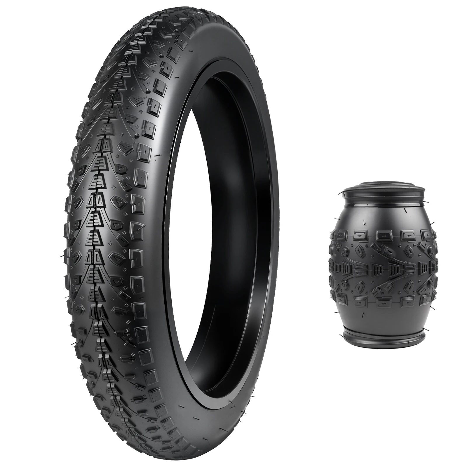 ZUKKA 1 Pack 20/26x3.0 Fat Tire Folding Bead Heavy Duty Anti-slip ...