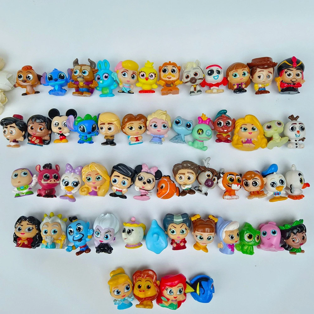 5 pçs doorables disney princesa anna elsa olaf bonecas dos desenhos ...