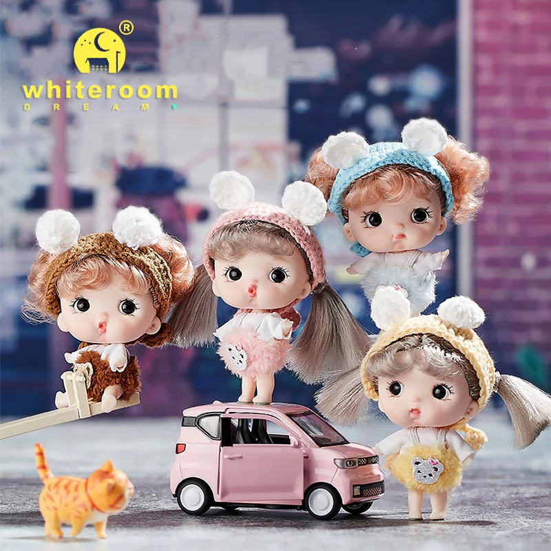 Mini Doll Mask | Dress Doll 9cm | Mini Cute Doll | Doll Body | Girl ...