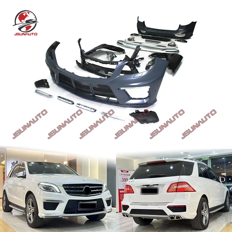 Factory-Supply-ML63-Style-Front-Bumper-Fenders-Body-Kit-For-Mercedes ...