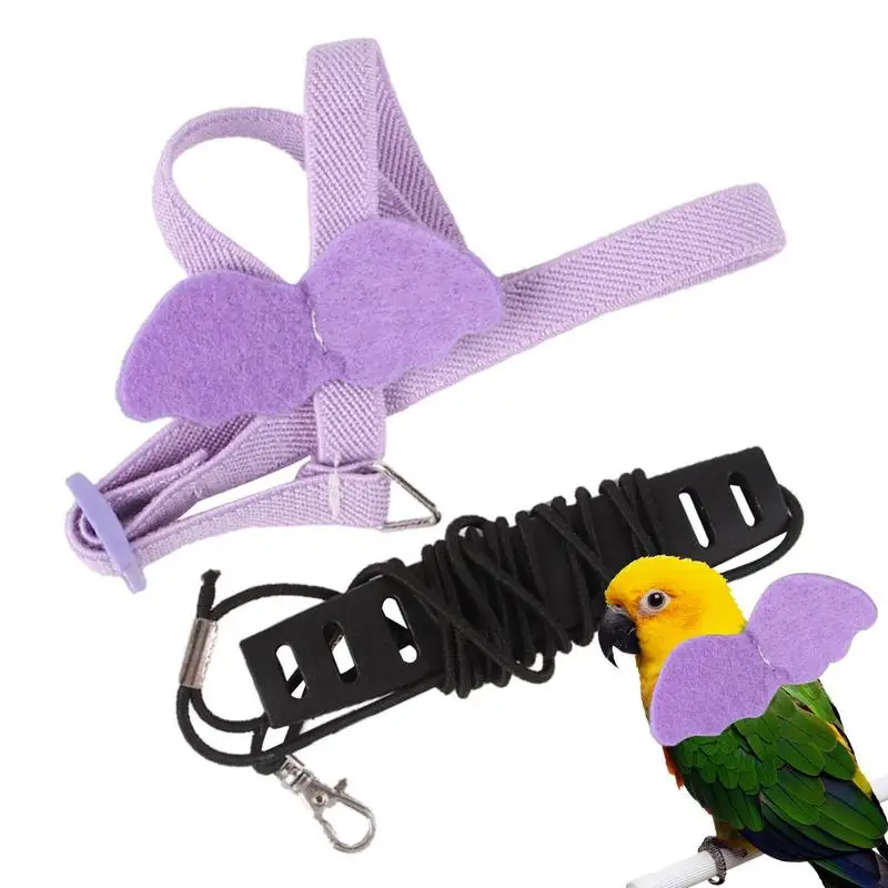 Bird-Harness-Outdoor-Bird-Flying-Rope-Bird-Training-Rope-Adjustable ...
