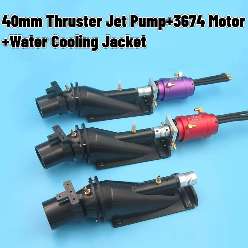 40mm-Diameter-Water-Jet-Thruster-Jet-Pump-3674-Purple-Red-Motor-Water ...