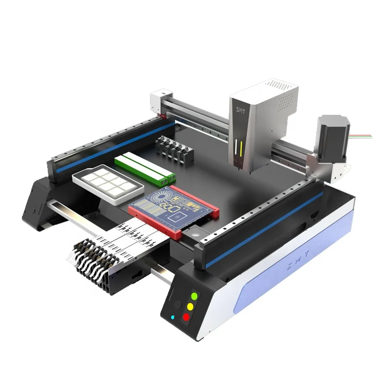 Triple Vision Camera System Desktop Automatic SMT Pick Place Machine ...