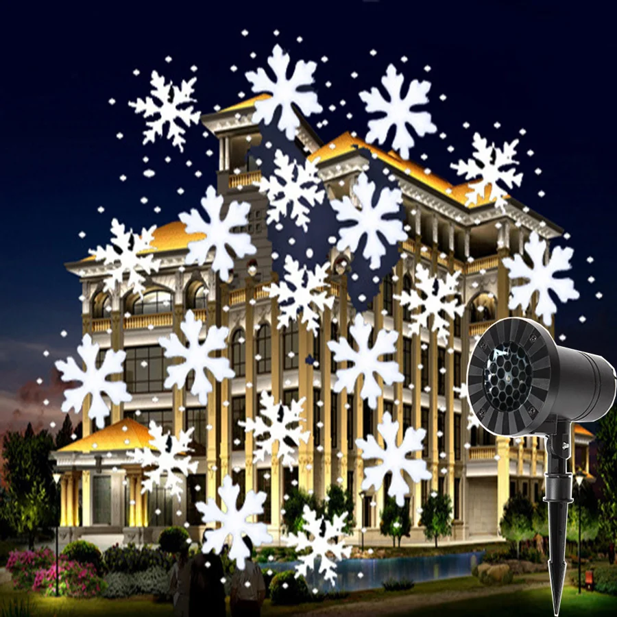 Snowflake Projection Light: The Ultimate Outdoor Christmas Snowfall ...