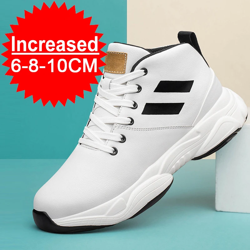 Sneakers Heightening Shoes Breathable Elevator Shoes Height Increase ...