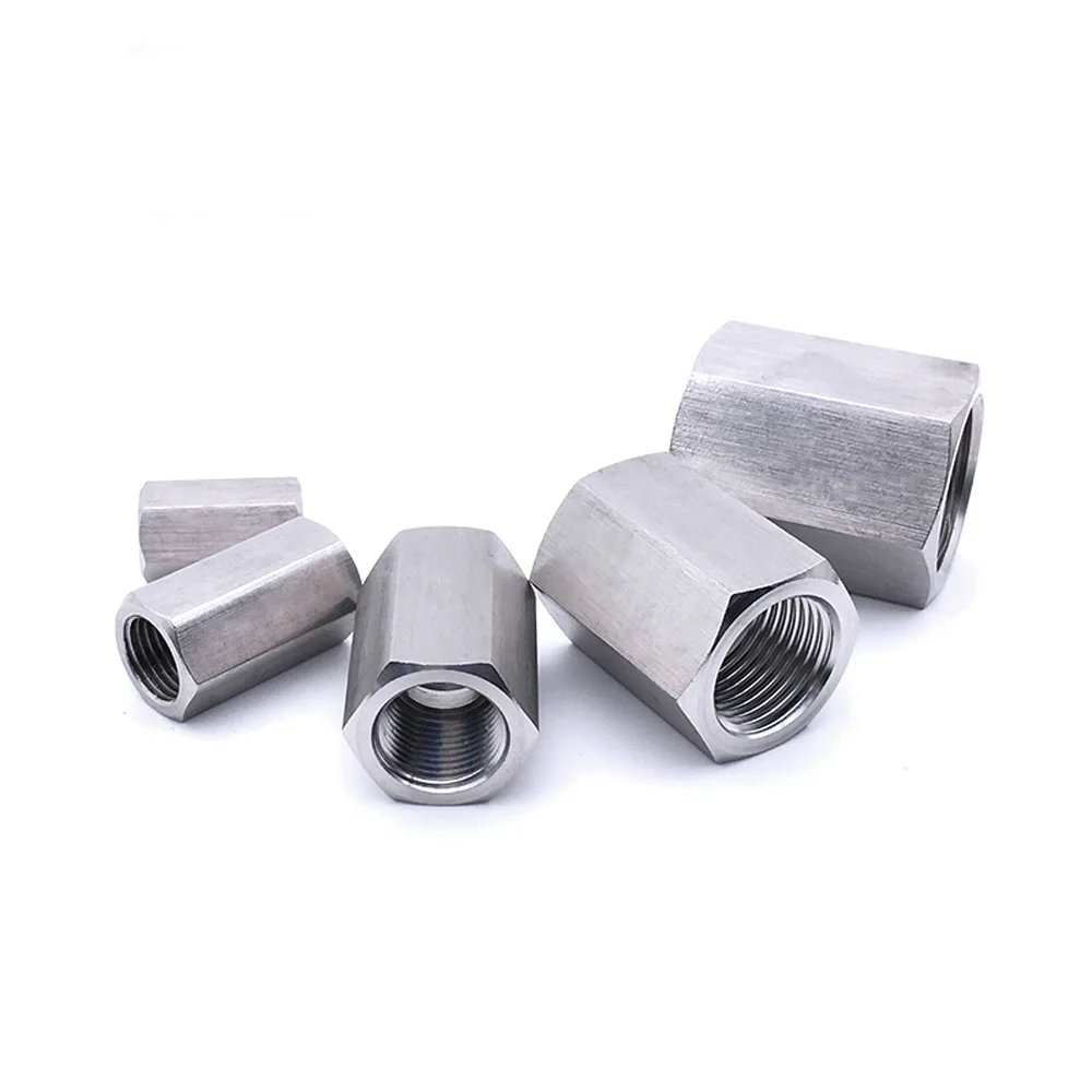 1/8" 1/4" 3/8" 1/2" 3/4" 1" Bspp Npt Female Hex Coupling Connector Pipe ...