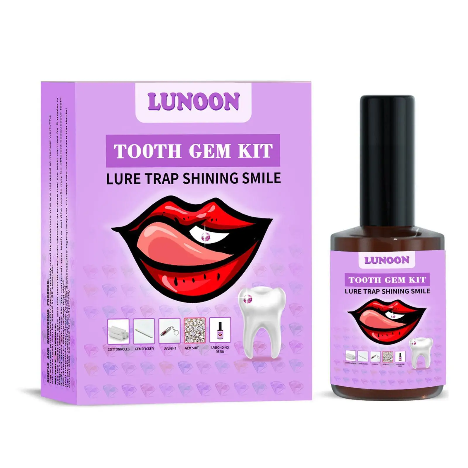 Tooth-Gem-Set-White-Teeth-Easy-To-Remove-And-Easy-To-Install-Jewelry ...