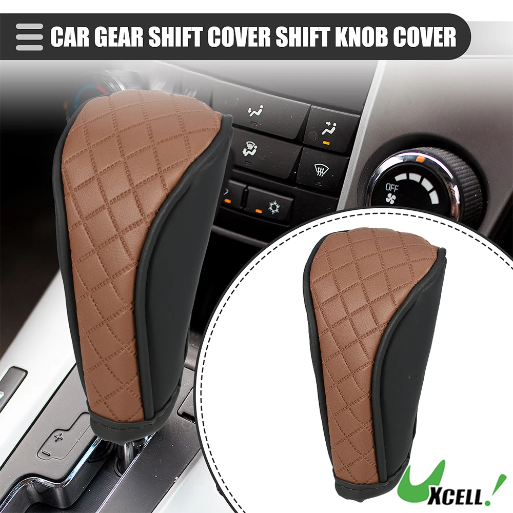 UXCELL-Universal-Car-Manual-Gear-Shift-Cover-with-Zipper-Shift-Knob ...