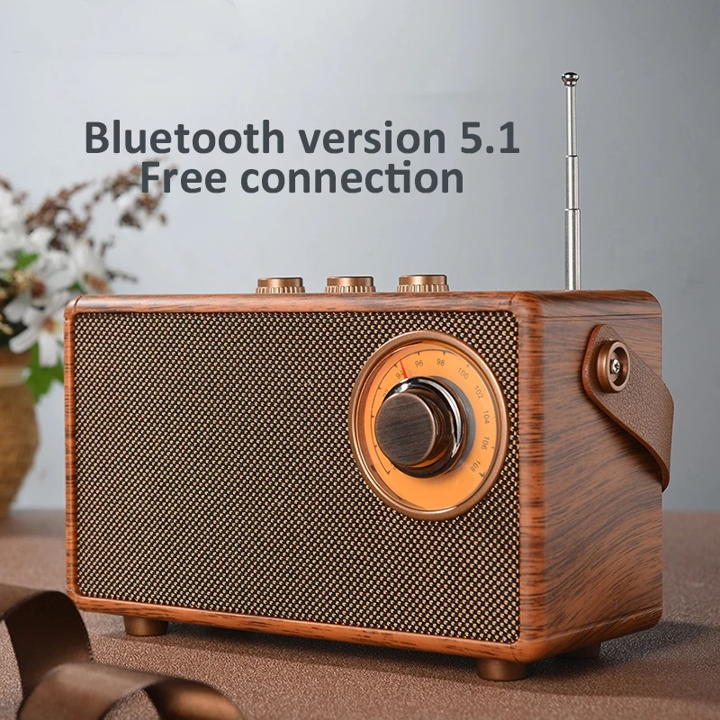 Classic-Retro-Bluetooth-Speaker-Portable-Outdoor-Music-Player ...