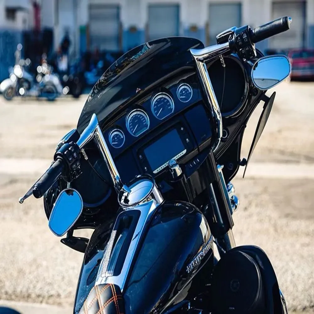 1-1-2-Rise-Batwing-Fairing-Bar-Ape-Hanger-Handlebar-12-14-16-For-Harley ...