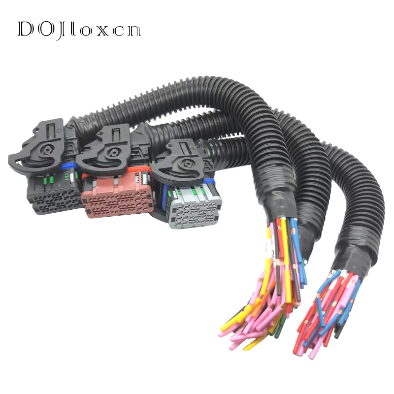 1/5/10 Sets 32 48 Pin Auto Molex Wiring Connector Cable Harness ECU ...