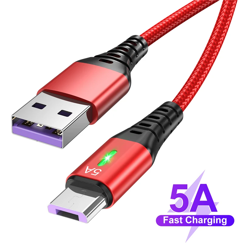 lovebay 5A Micro USB Cable 3m/2m Nylon Rope Fast Charging Wire for ...