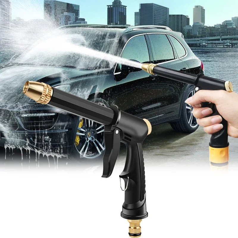 Car-Wash-Portable-High-Pressure-Water-Gun-Cleaning-Adjustable-High ...