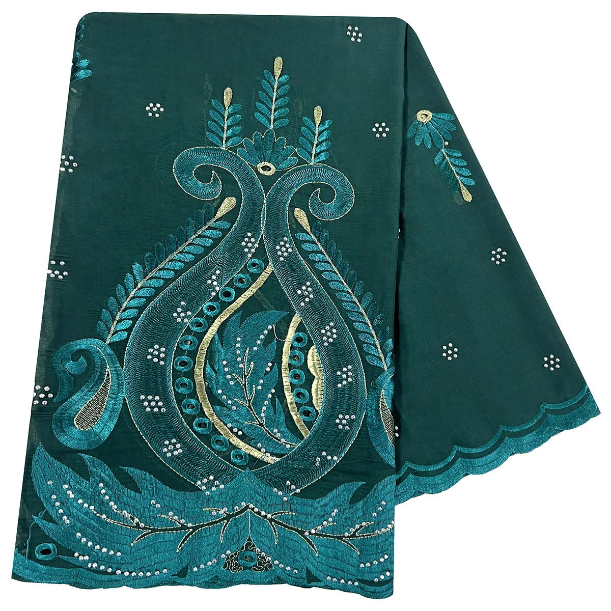 Muslim African Women Scarfs New Design Big Circle Design Big Embrodiery ...