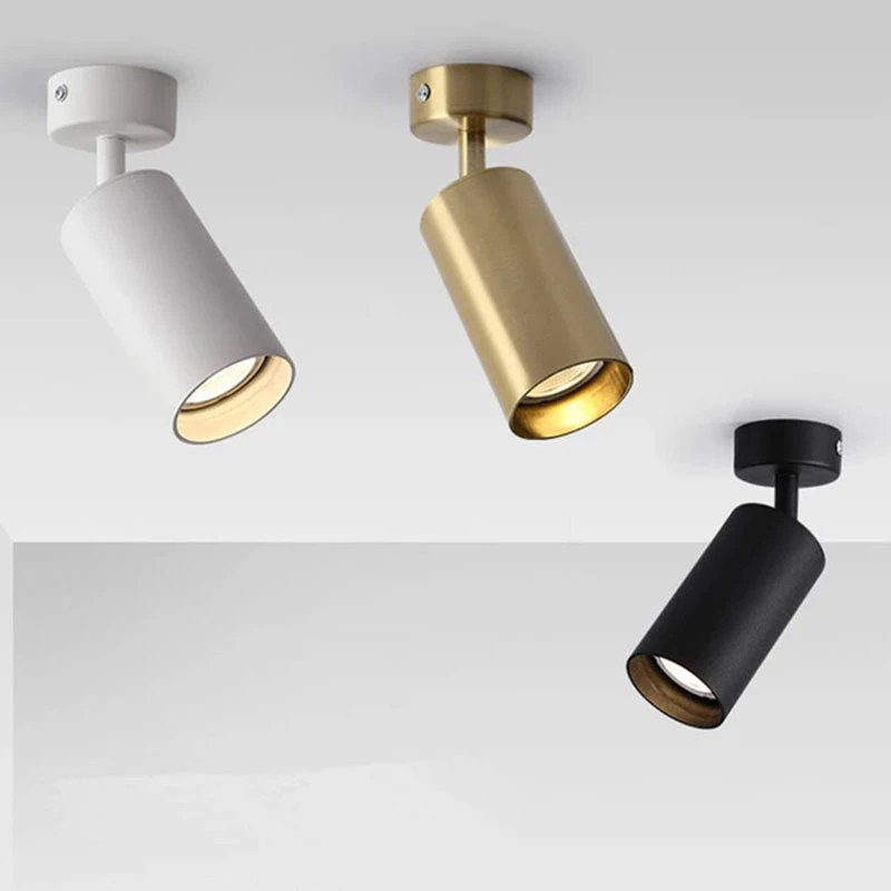 Rotating angle LED spotlight 7W 9W 12W GU10 Nordic open mounted LED ...