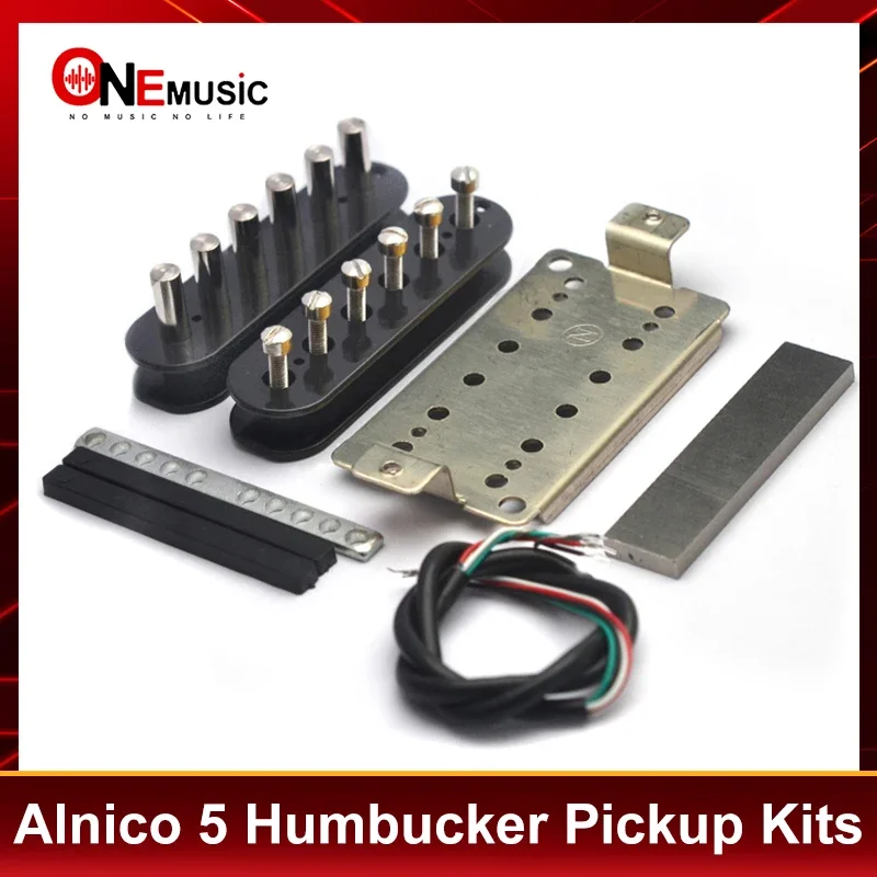 [Pickup DIY Kits] Alnico 5 Humbucker Pickup Kits-Cupronickel Baseplate ...