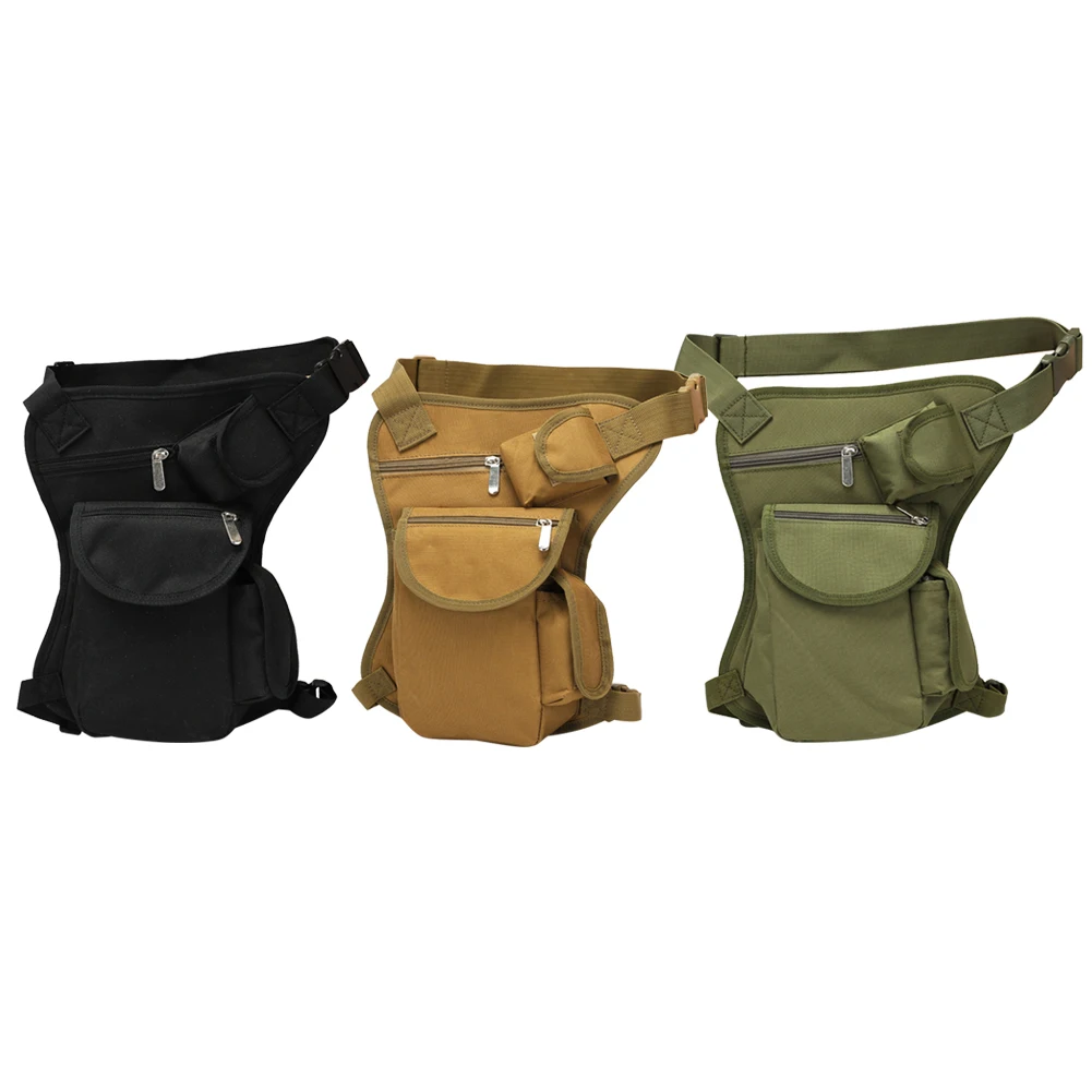Multi-pocket-Drop-Leg-Belt-Bag-Canvas-Portable-Molle-Thigh-Waist-Fanny ...