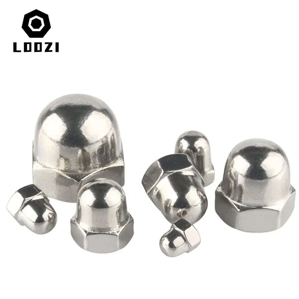 2/5/10/20/50pcs M3 M4 M5 M6 M8 M10 M12 M14 M16 304 Stainless Steel Hex ...