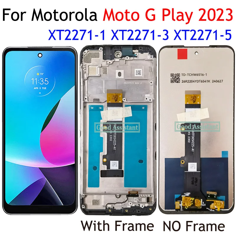 6-5-Black-For-Motorola-Moto-G-Play-2023-XT2271-XT2271-5-LCD-Screen ...