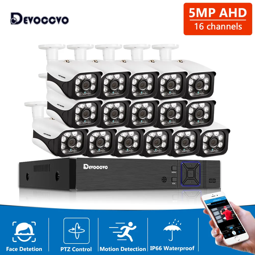 16-Channel-CCTV-DVR-Security-Cameras-System-Kit-5MP-8CH-DVR-Kit-Outdoor ...