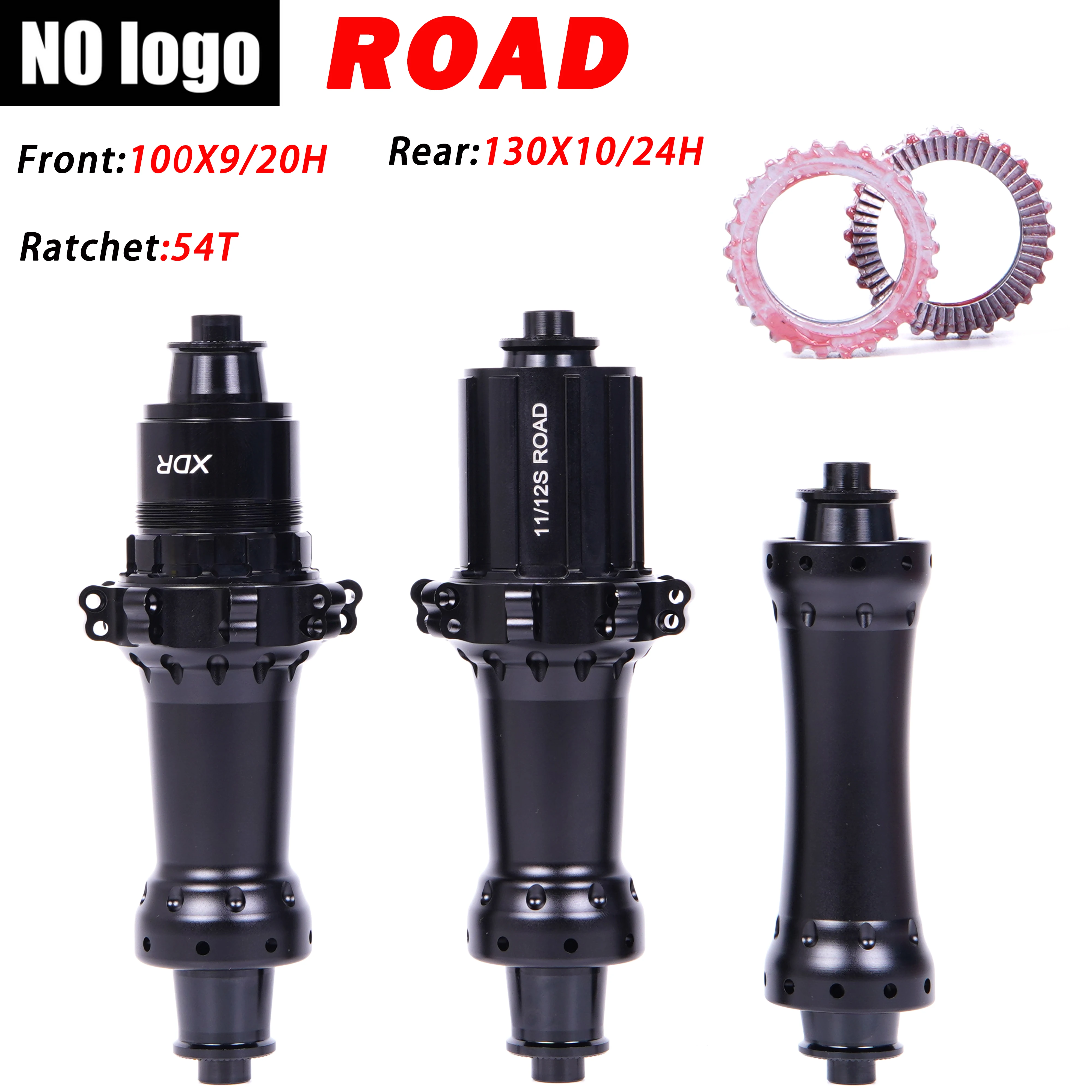 EVANLITE-Star-Ratchet-Road-V-Brake-Straightpull-Hub-Front-100x9 ...