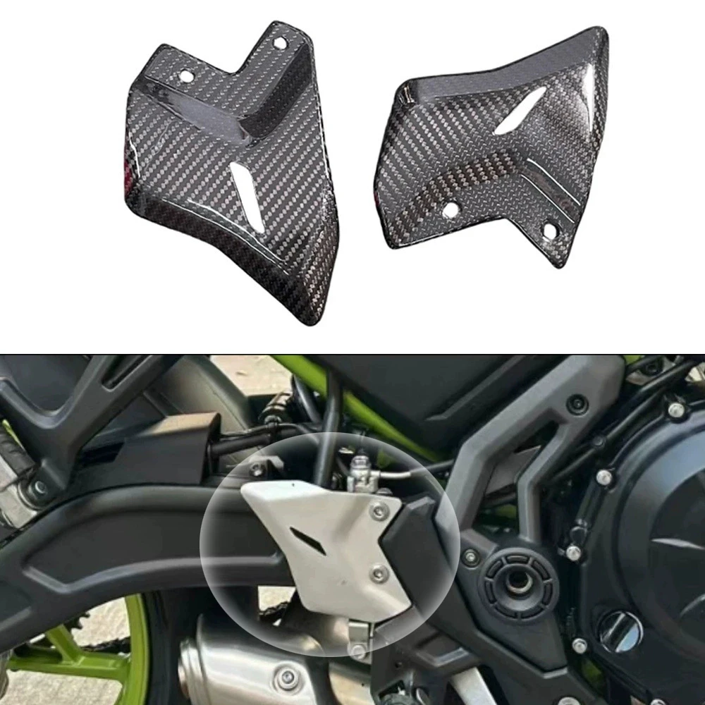 For Kawasaki Ninja 650/Z650 2017-2024+ 3K %100 carbon fiber motorcycle ...