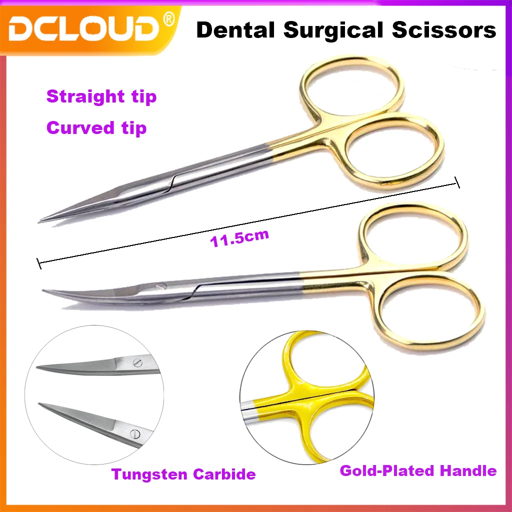 1Pc-Dental-Surgical-Scissors-Stainless-Steel-11-5cm-Needle-Holder-Plier ...
