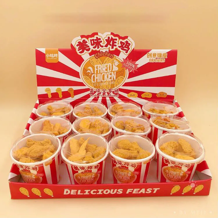 Creative-Fried-Chicken-Eraser-para-Crian-as-escrita-bonito-desenho-de ...