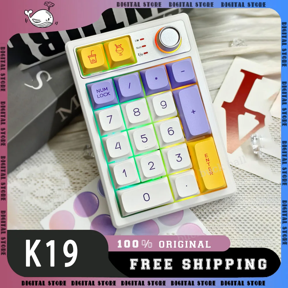 Keycool-K19-Keypad-3Mode-2-4G-Bluetooth-Wireless-Keypad-PBT-19Keys ...