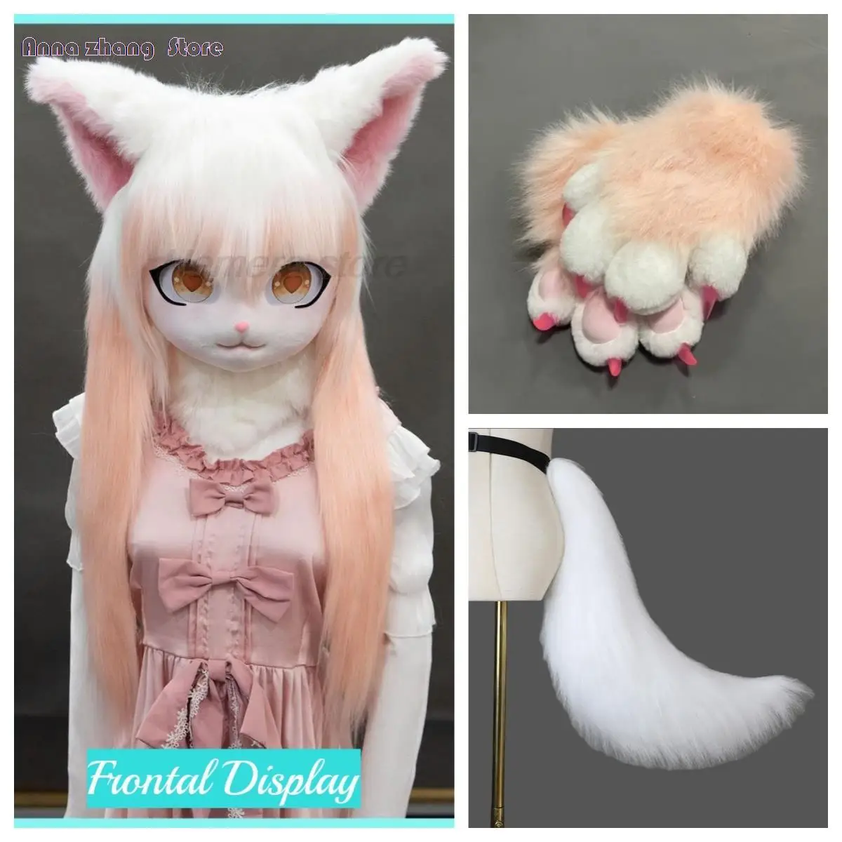 Kigurumi-Mask-Costumes-Furry-Costume-Animal-Heads-Fursuit-Head-Paws ...